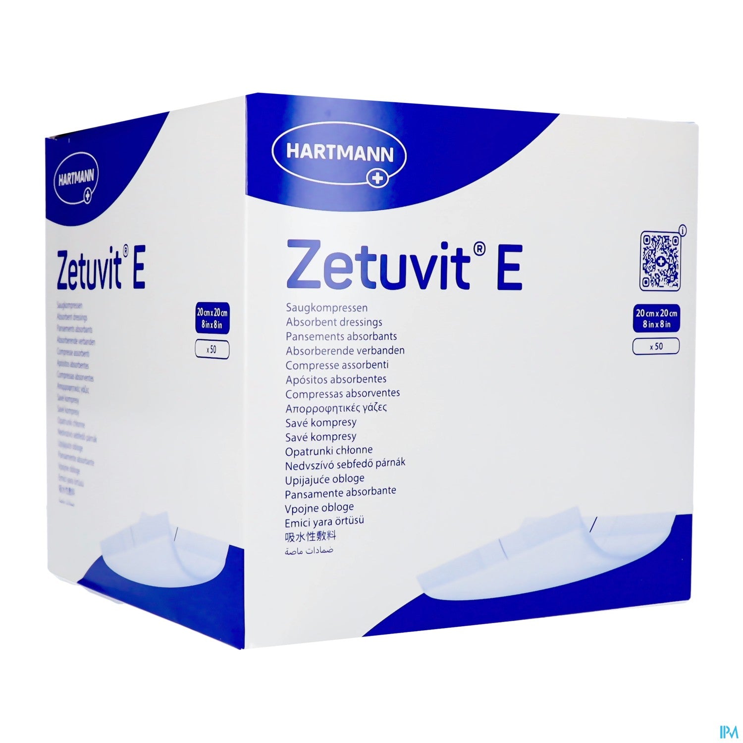 Zetuvit E | 50 compresses 20x20cm | Soins des plaies – BENU