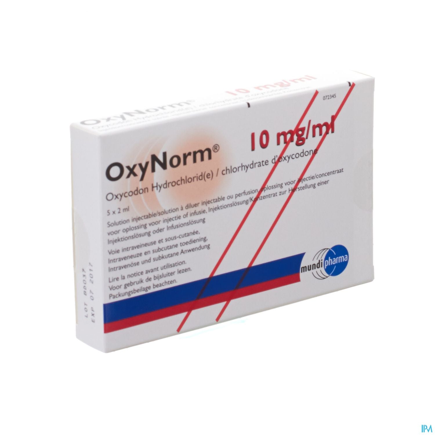 Oxynorm 10mg/ml | 5 ampullen x 2ml | Sterke pijnstiller – BENU