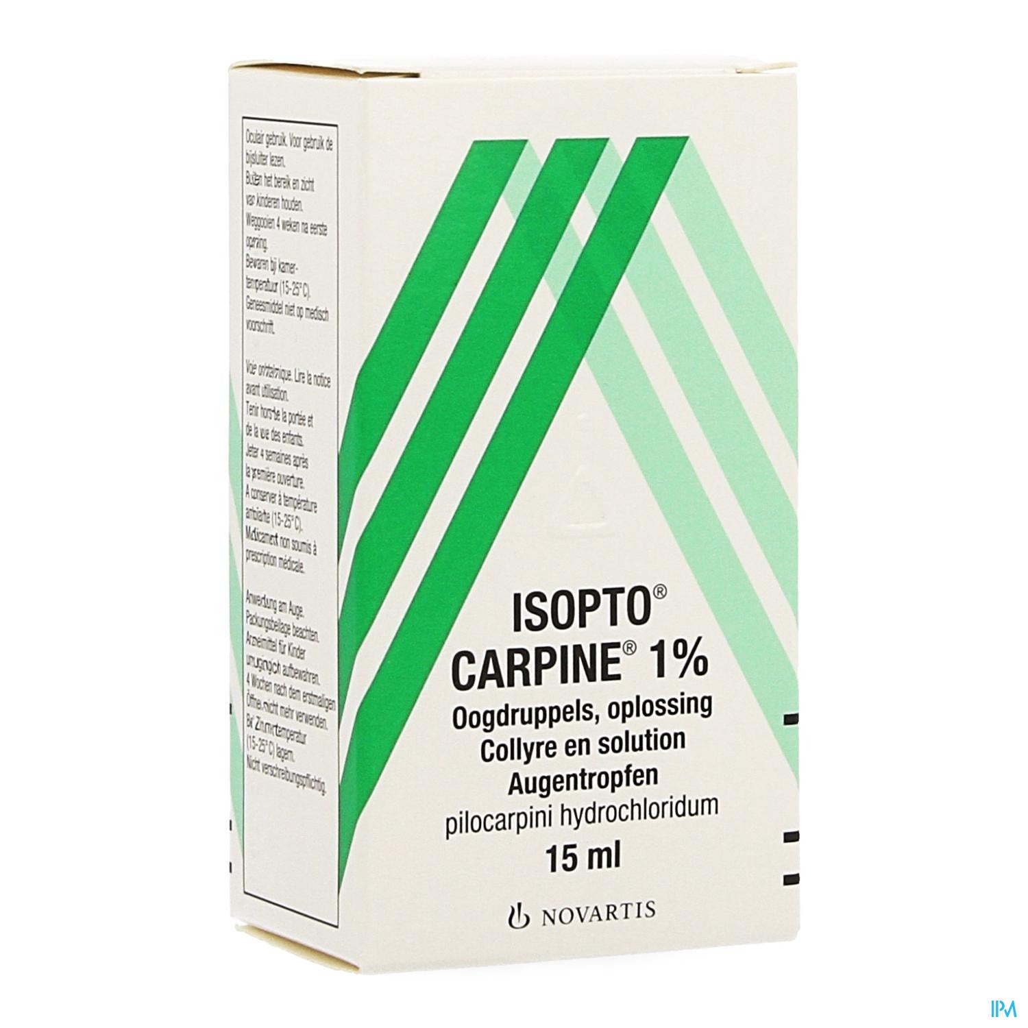 Pilocarpine-isopto 1 % Collyre 15ml | BENU Apotheek – BENU
