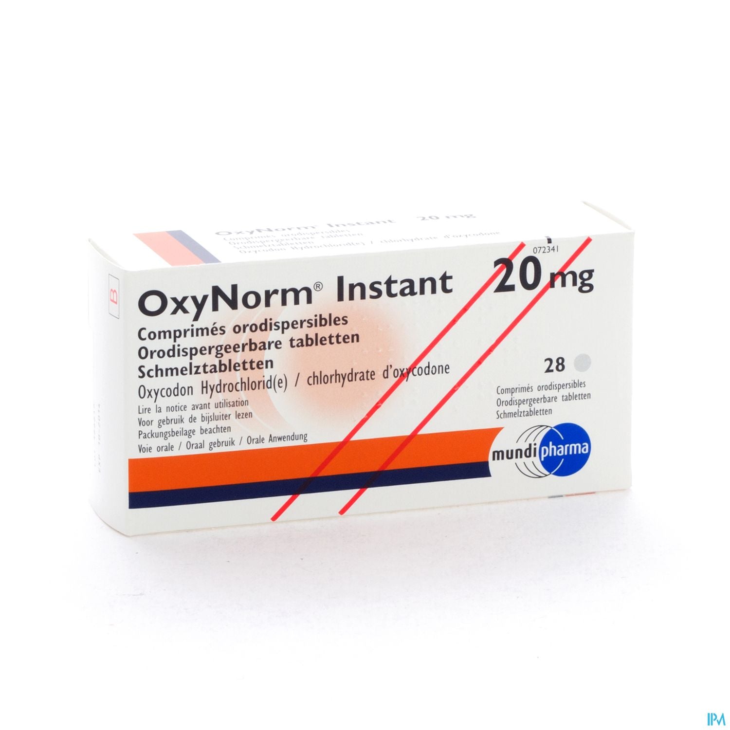 Oxynorm Instant 20mg | 28 comprimés orodispersibles | Antidouleur – BENU