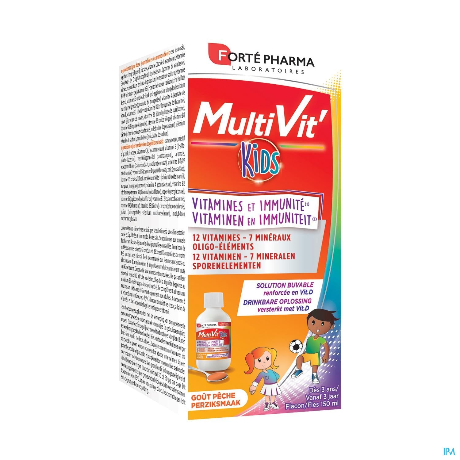 MULTIVIT KIDS SOLUTION BUVABLE 150 ML – BENU