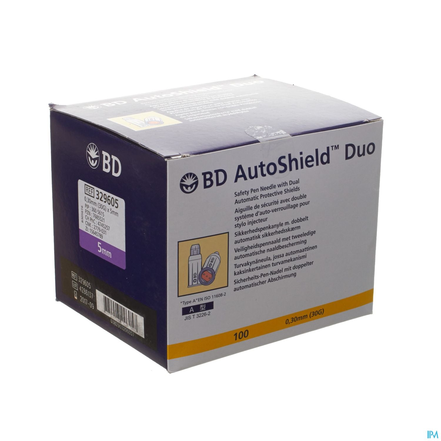 BD AutoShield Duo | 100 veiligheidspennaalden 5mm | Diabetes – BENU