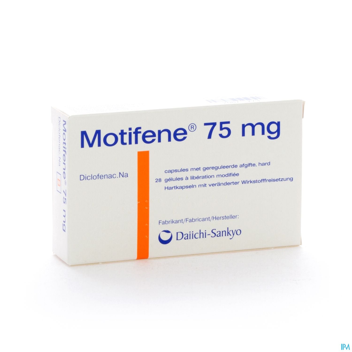 Motifene 75mg | 28 capsules | Ontstekingsremmer – BENU
