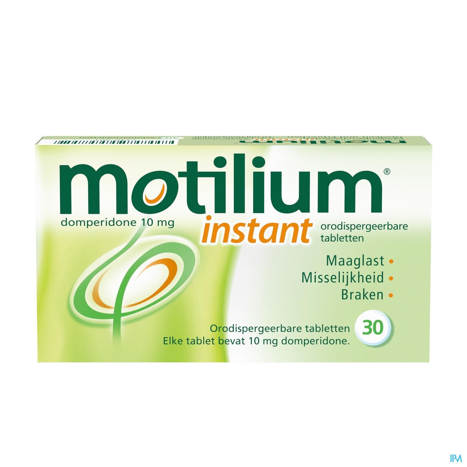 Motilium Instant 10mg | 30 smelttabletten | Misselijkheid – BENU