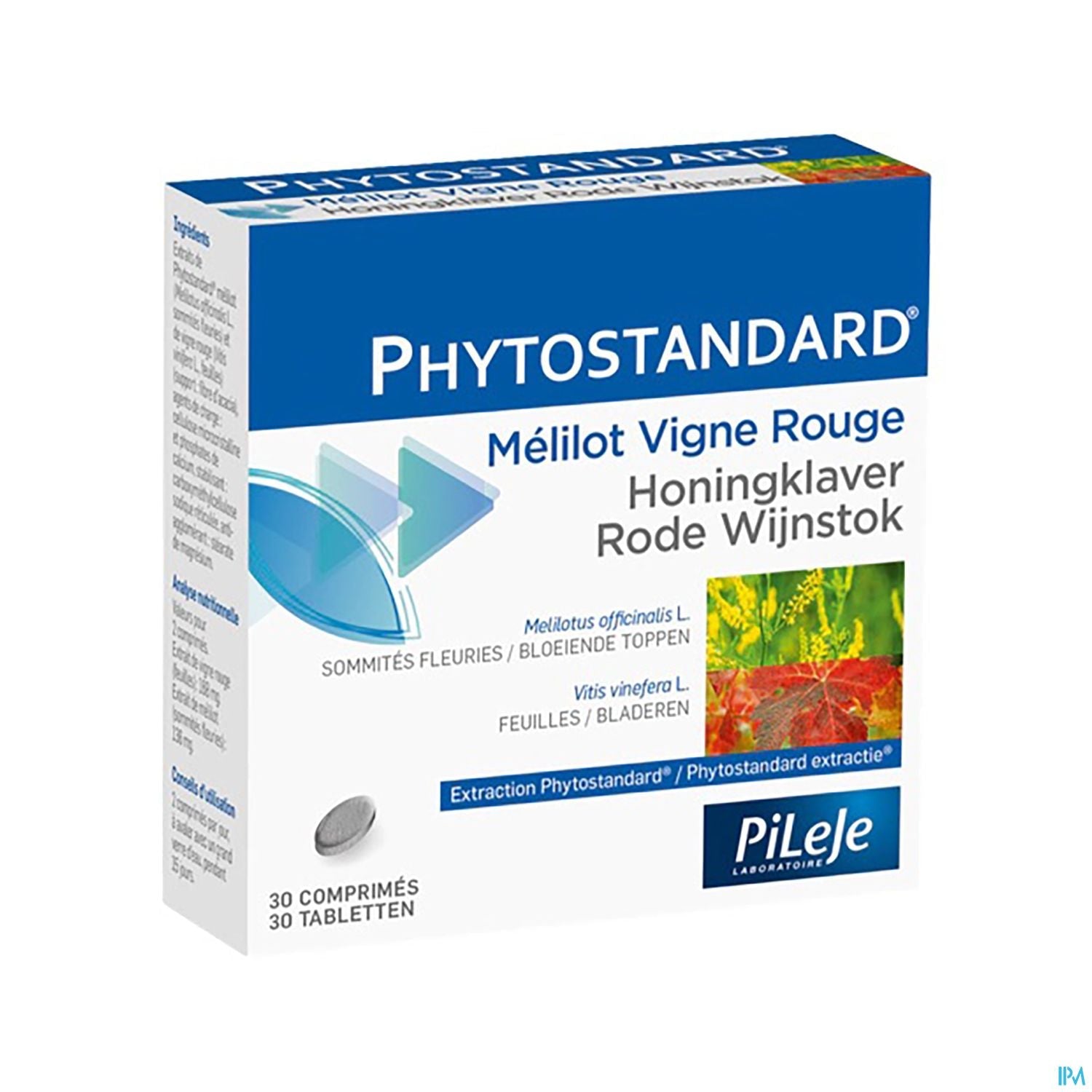Phytostandard Honingklaver-Rode Wijnstok | 30 tabletten | Supplement – BENU
