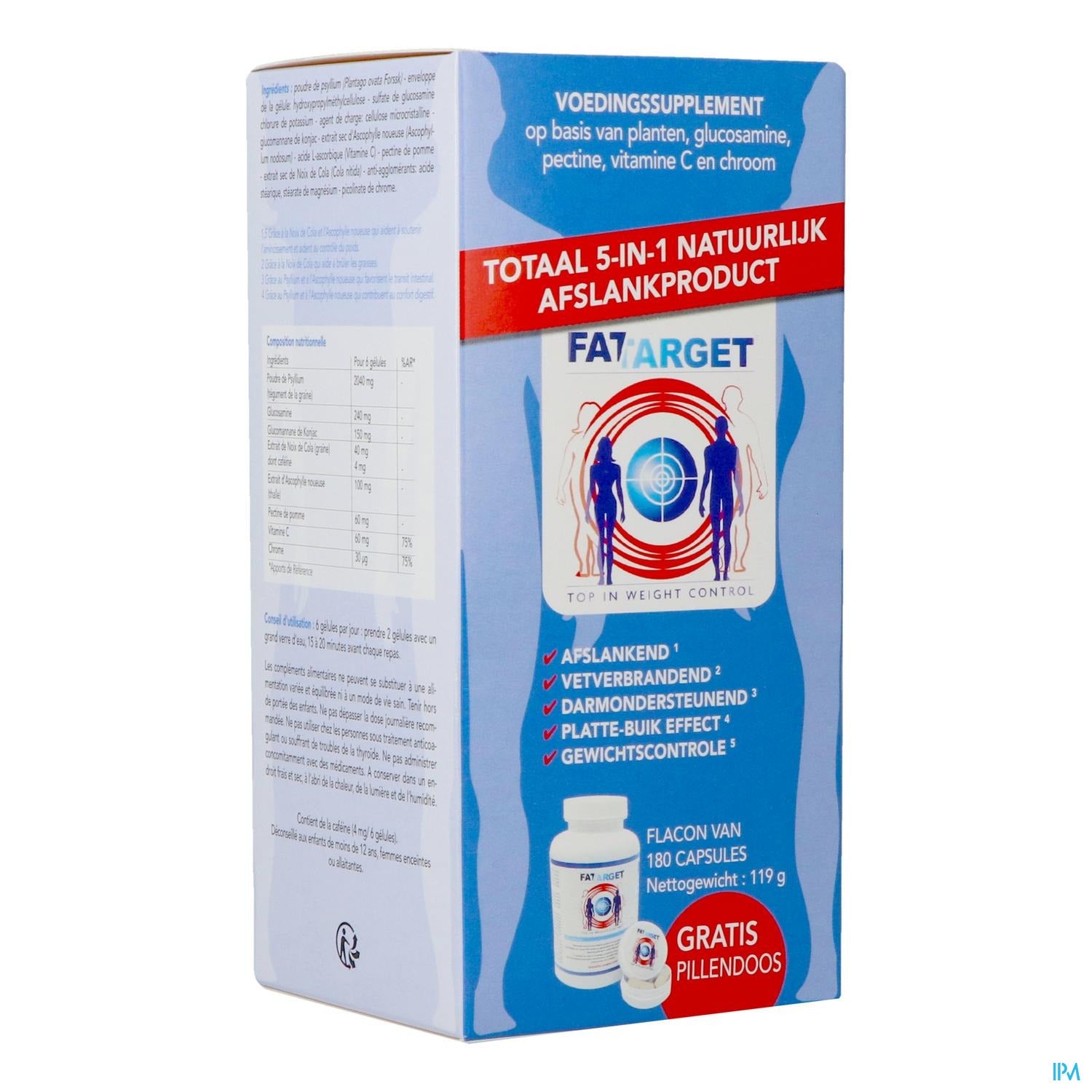 Fat Target Caps | 180 capsules | Voedingssupplement – BENU