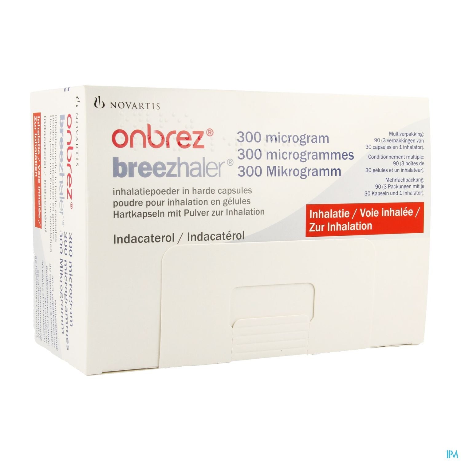 Onbrez Breezhaler 300 mcg | 3x30 inhalatiepoeder caps | Luchtwegen – BENU