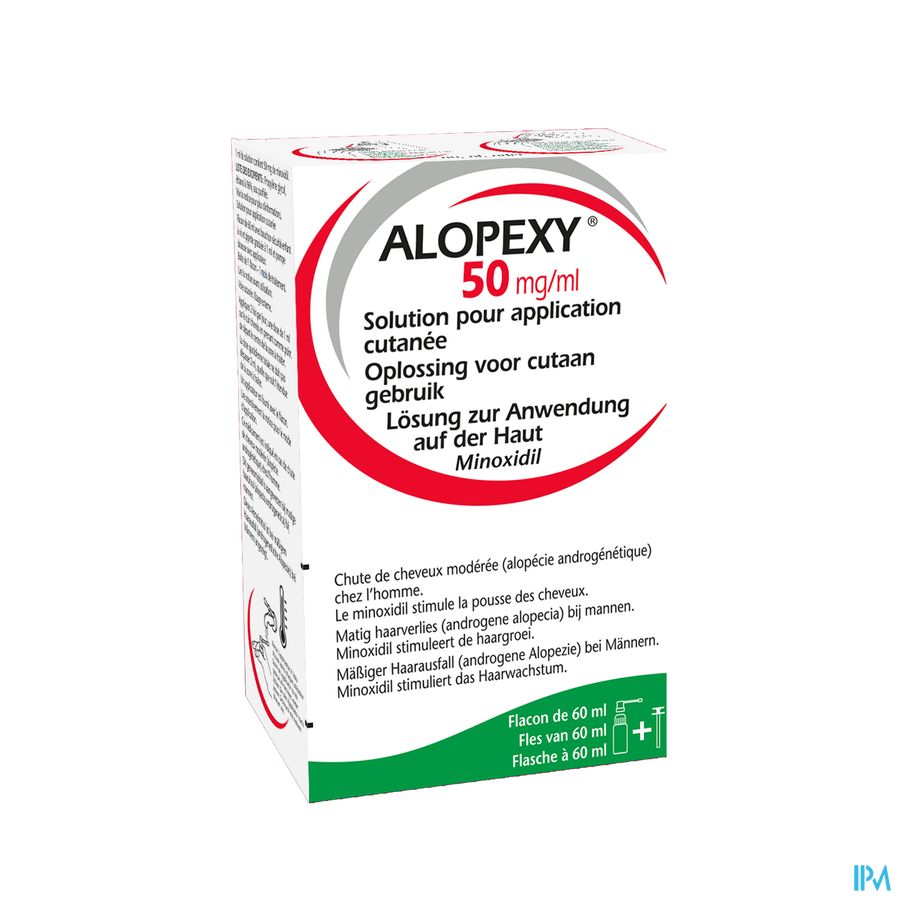 Alopexy 50mg/ml | 60ml solution | Perte de cheveux – BENU