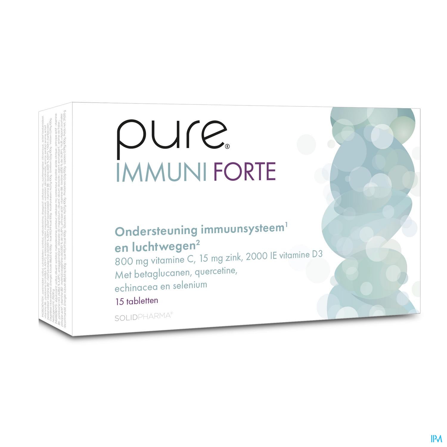 Pure Immuni Forte | 15 comprimés | Résistance & Énergie – BENU