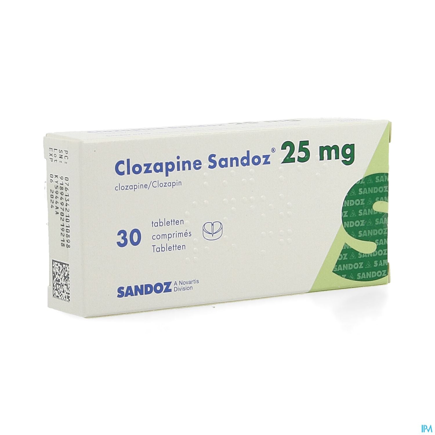 Clozapine Sandoz Comp 30 X 25mg – BENU