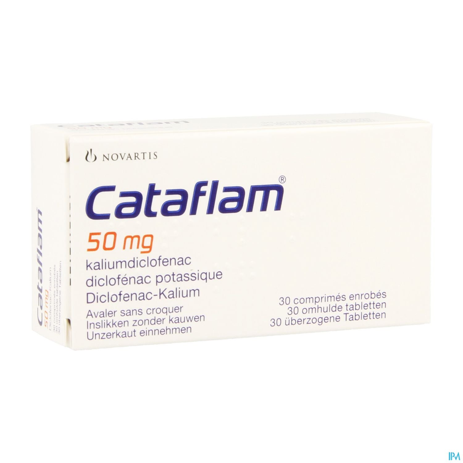 Cataflam 50mg | 30 comprimés enrobés | Anti-inflammatoire – BENU