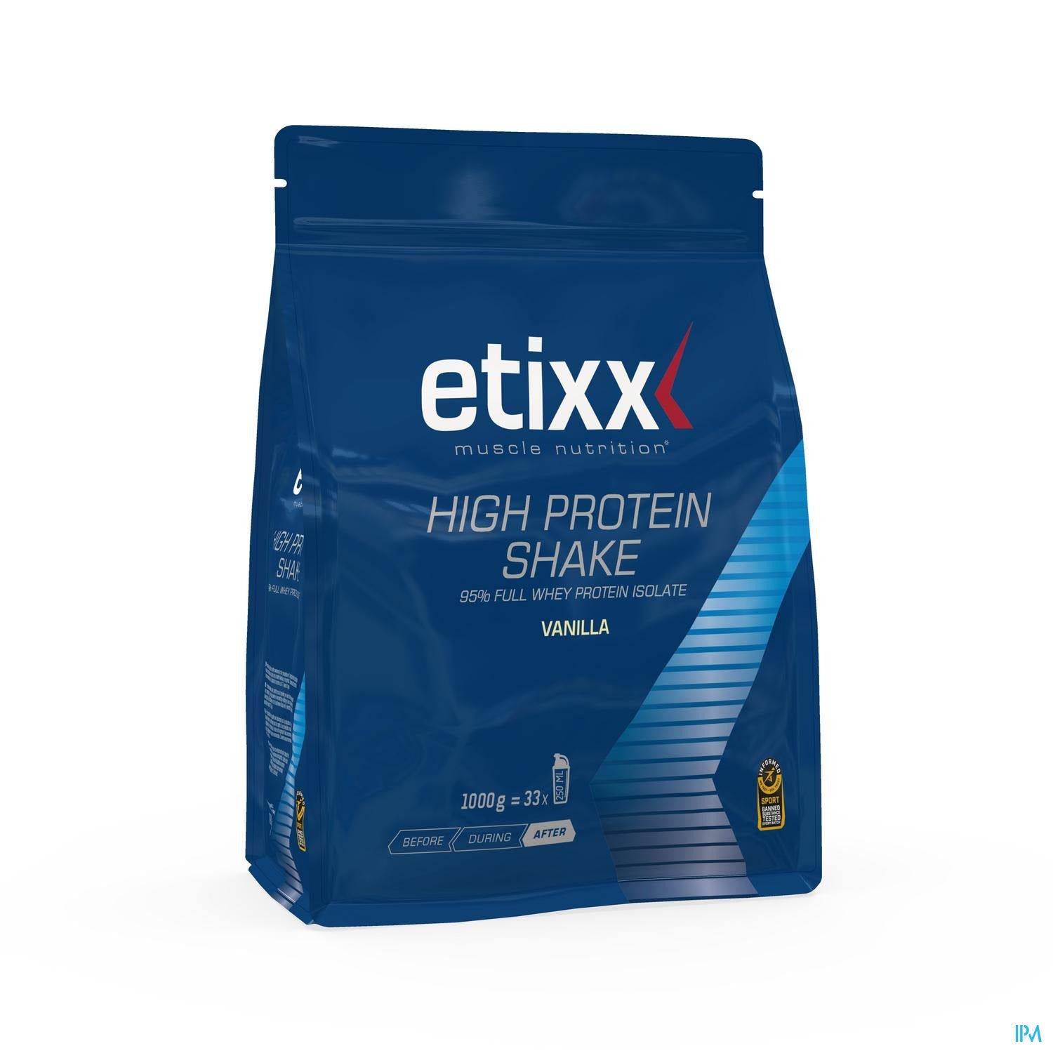 Etixx High Protein Shake Vanilla 1000g | BENU Apotheek – BENU