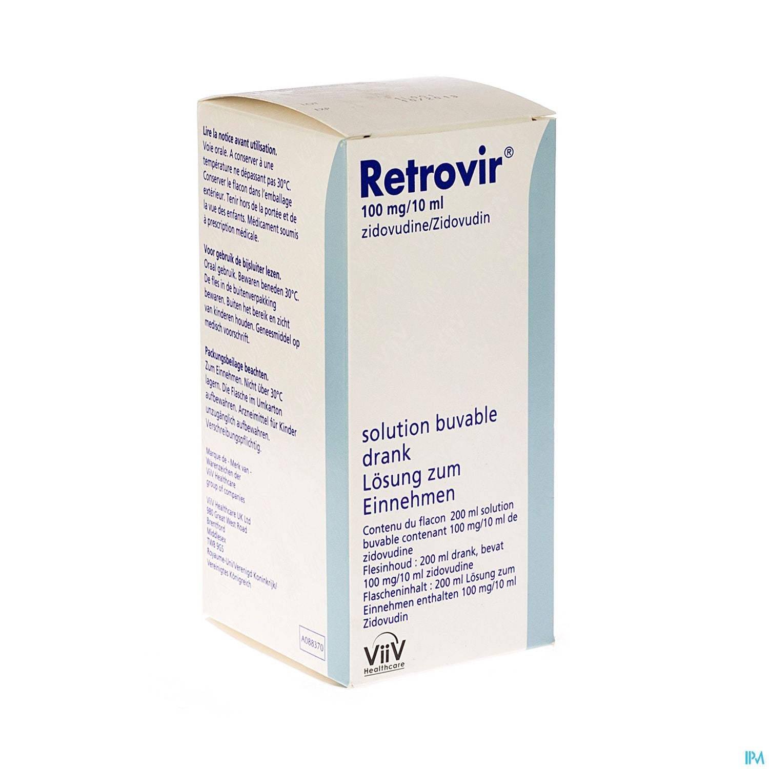 Retrovir Sir 200ml 10mg/ml – BENU