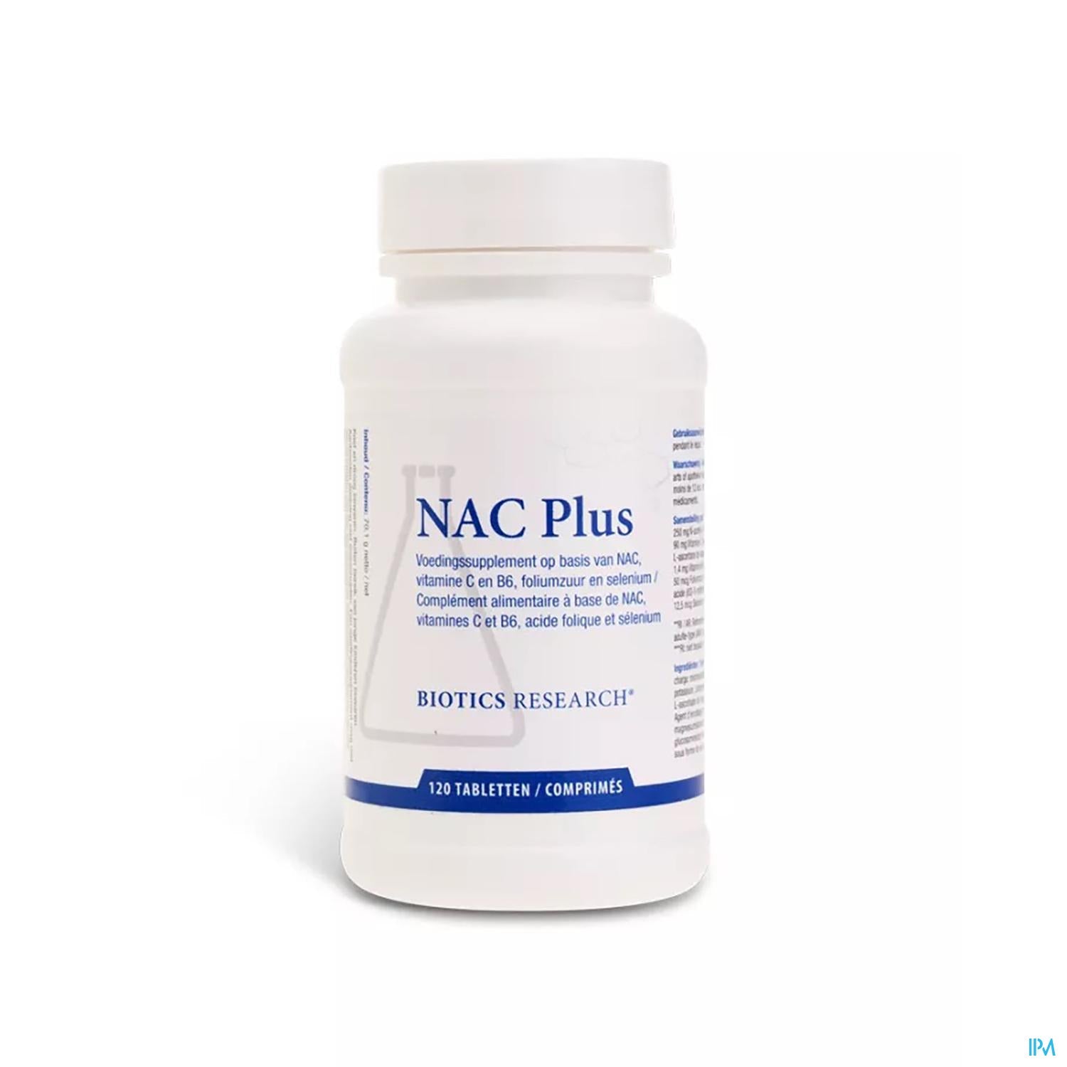 NAC Plus | 120 tabletten | Immuunsysteem supplement – BENU