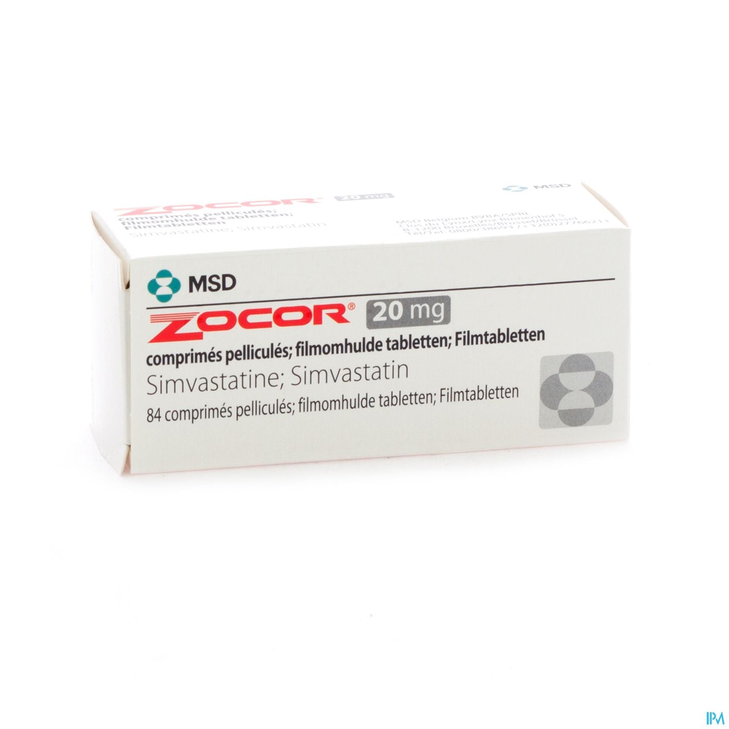 Zocor 20mg | 84 tabletten | Cholesterolverlager – BENU