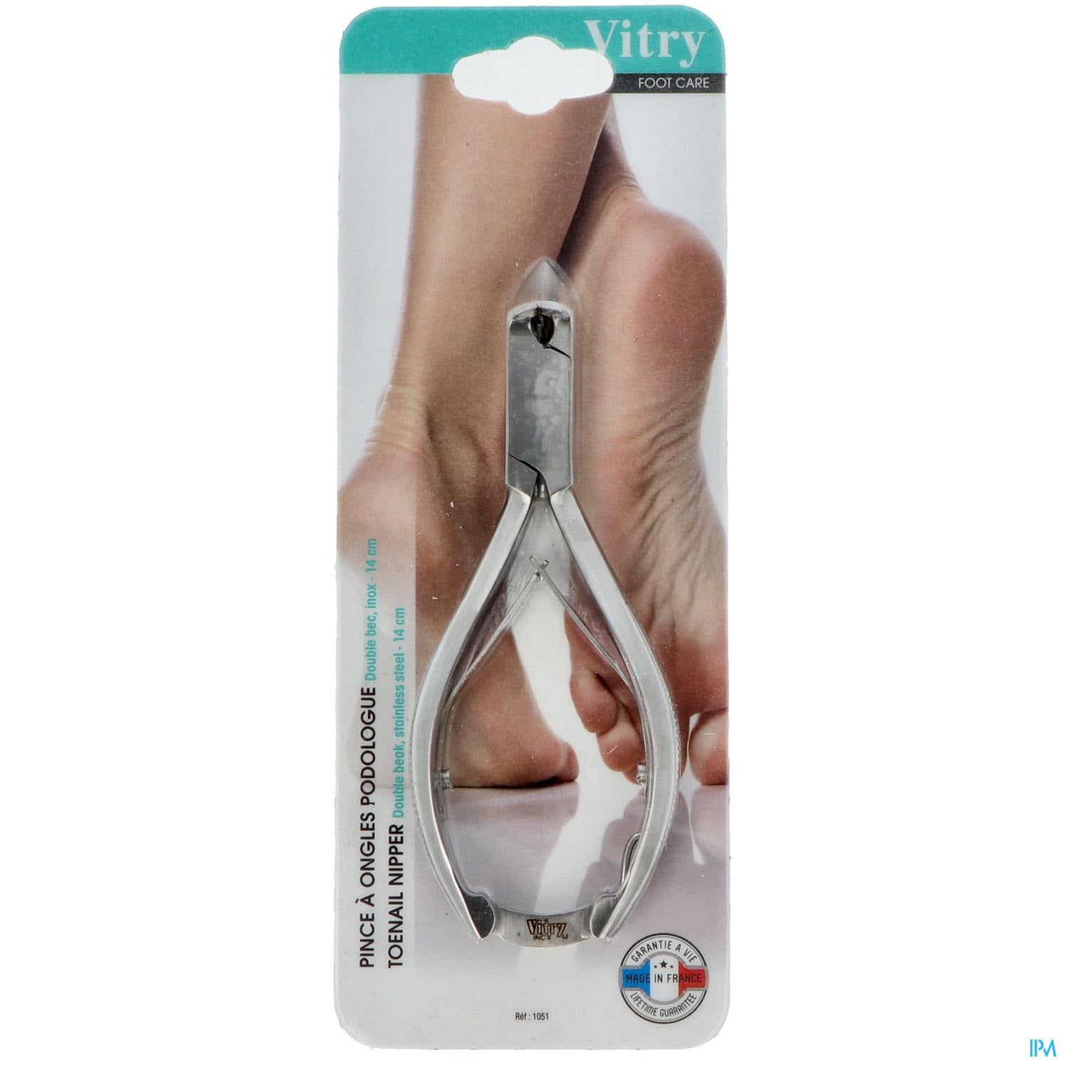 Vitry Classic Nageltang | 14cm Dubbele Bek | Pedicure Instrument – BENU