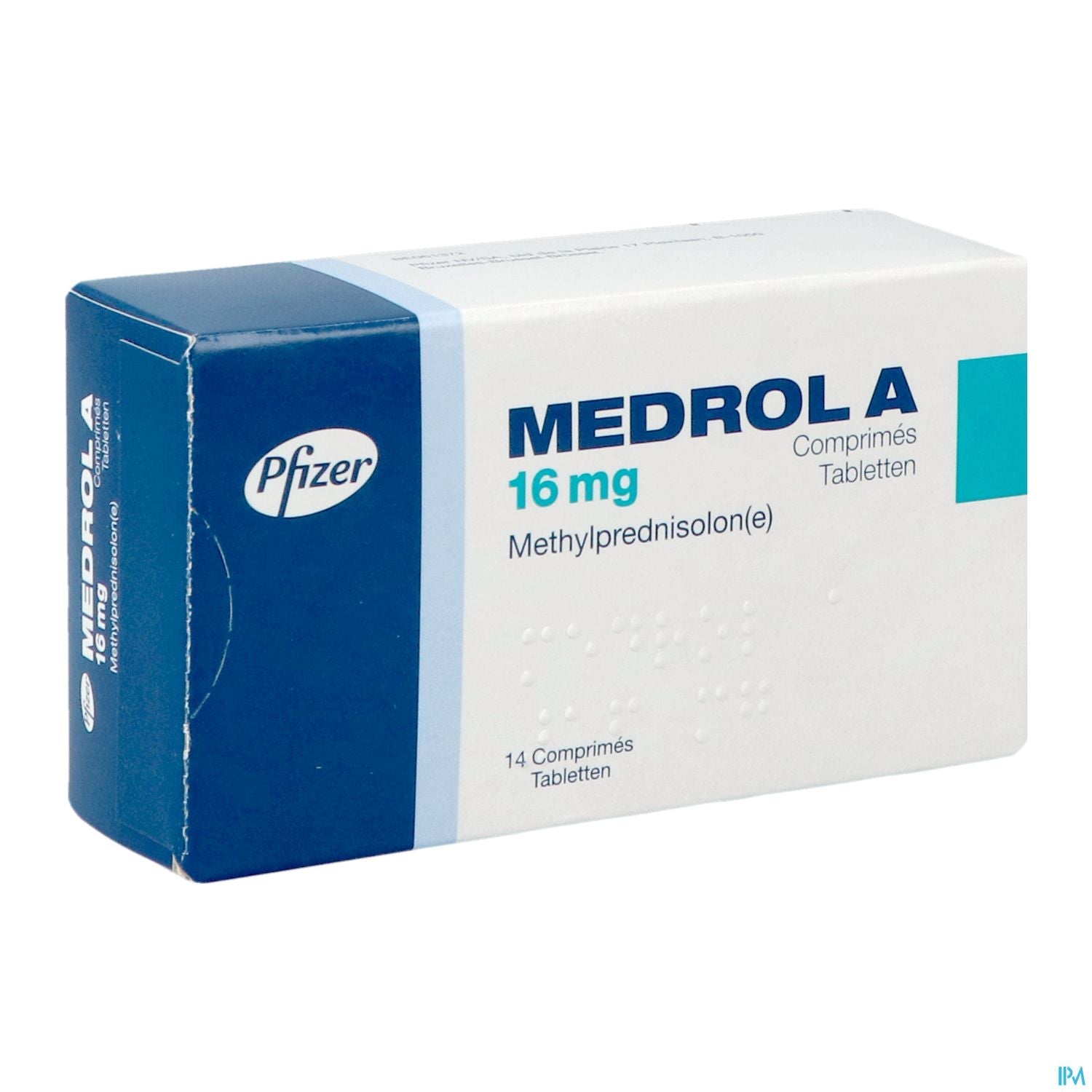 Medrol A 16mg | 14 tabletten | Cortisone – BENU