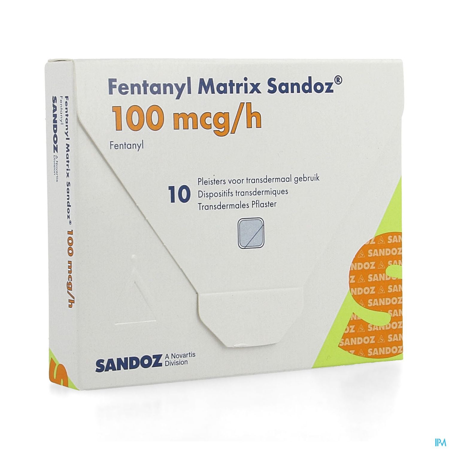 Fentanyl Matrix Sandoz 100,0ug Empl Transderm 10 – BENU