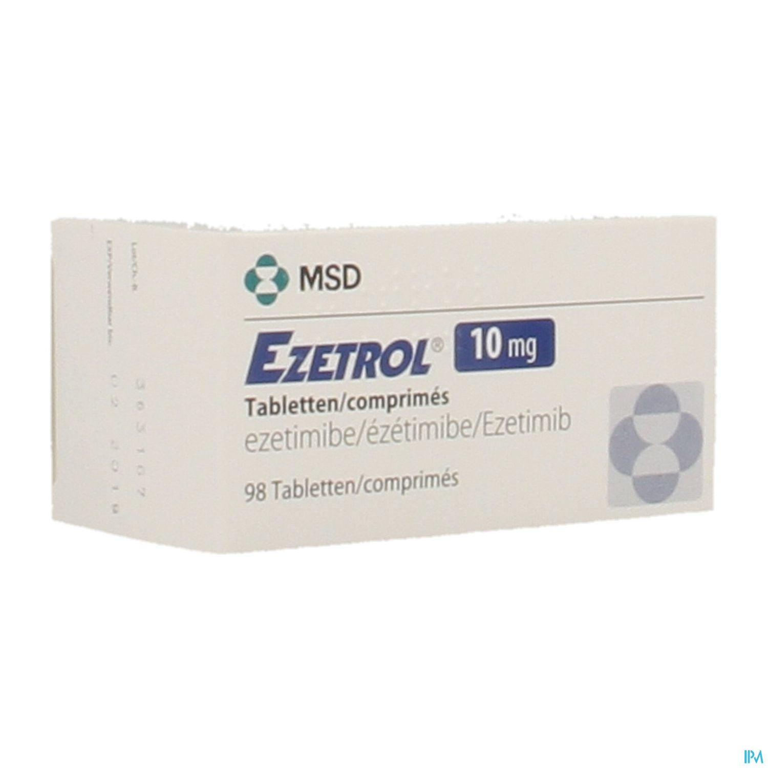 Ezetrol 10mg | 98 tabletten | Cholesterolverlager – BENU