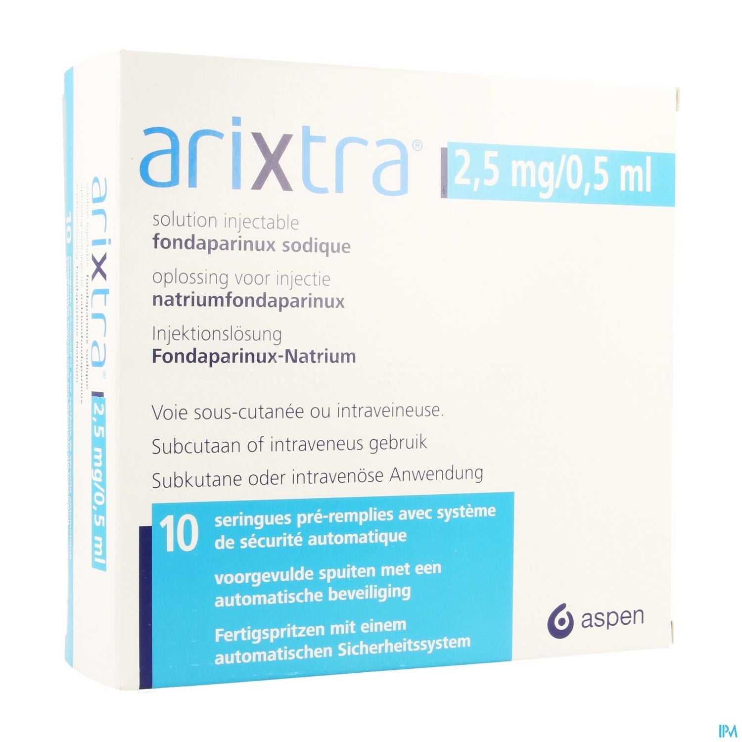 Arixtra 2,5mg/0,5ml Opl Inj Voorgevulde Spuit 10 – BENU