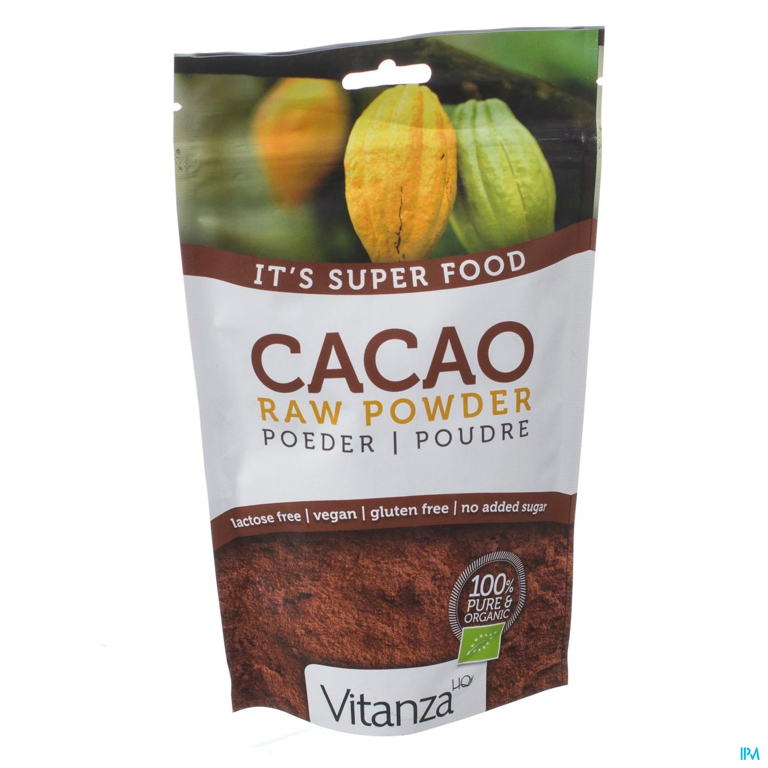 Vitanza HQ Superfood | 200g Bio Cacaopoeder | Voedingssupplement – BENU