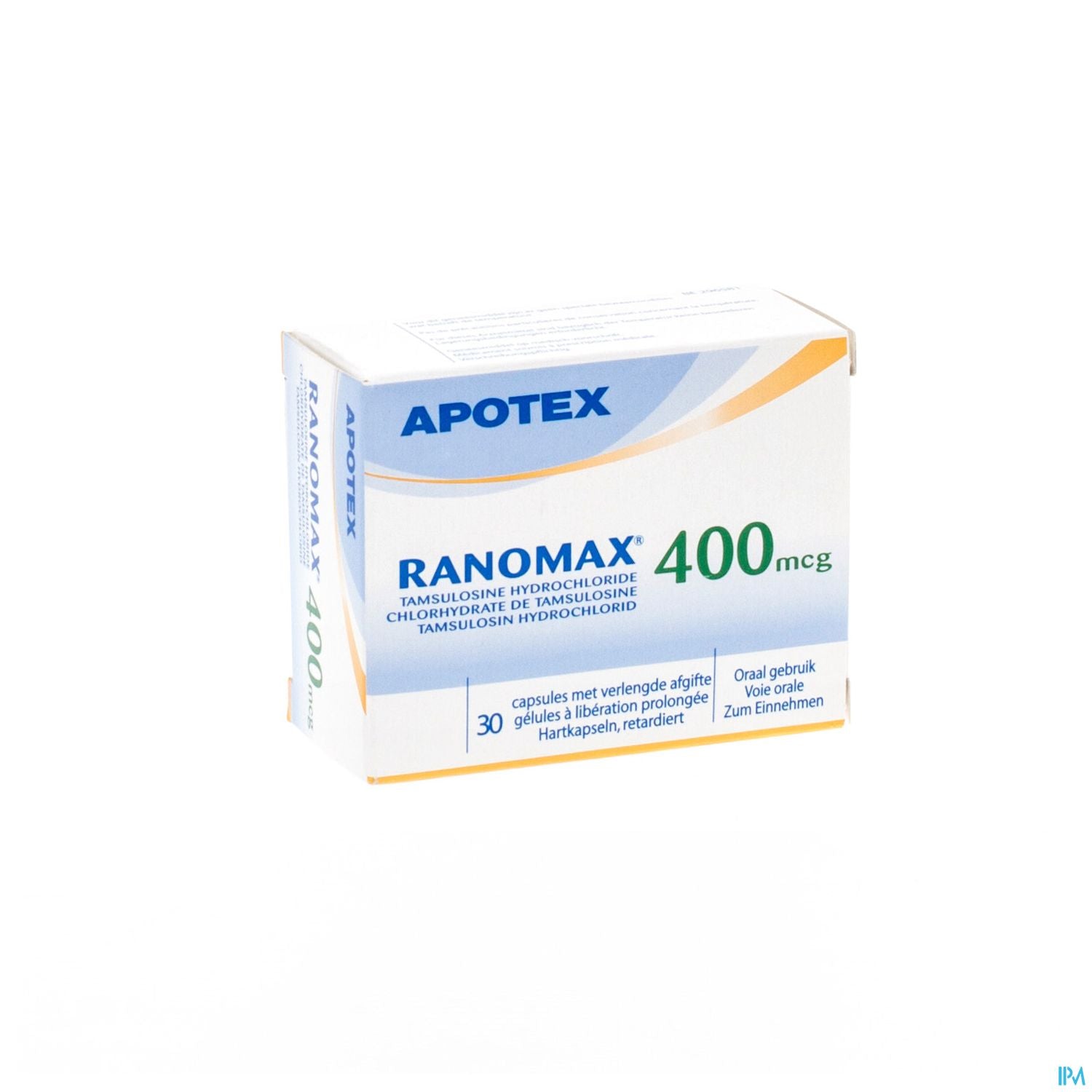 Ranomax Apotex 400mcg | 30 capsules | Prostaatklachten – BENU