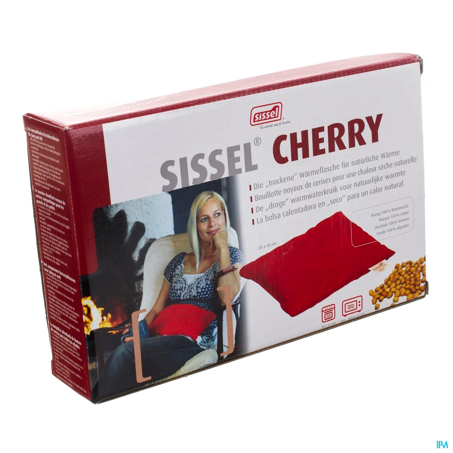 Sissel Cherry Kersenpitkussen 20x40cm Rood | BENU Apotheek – BENU