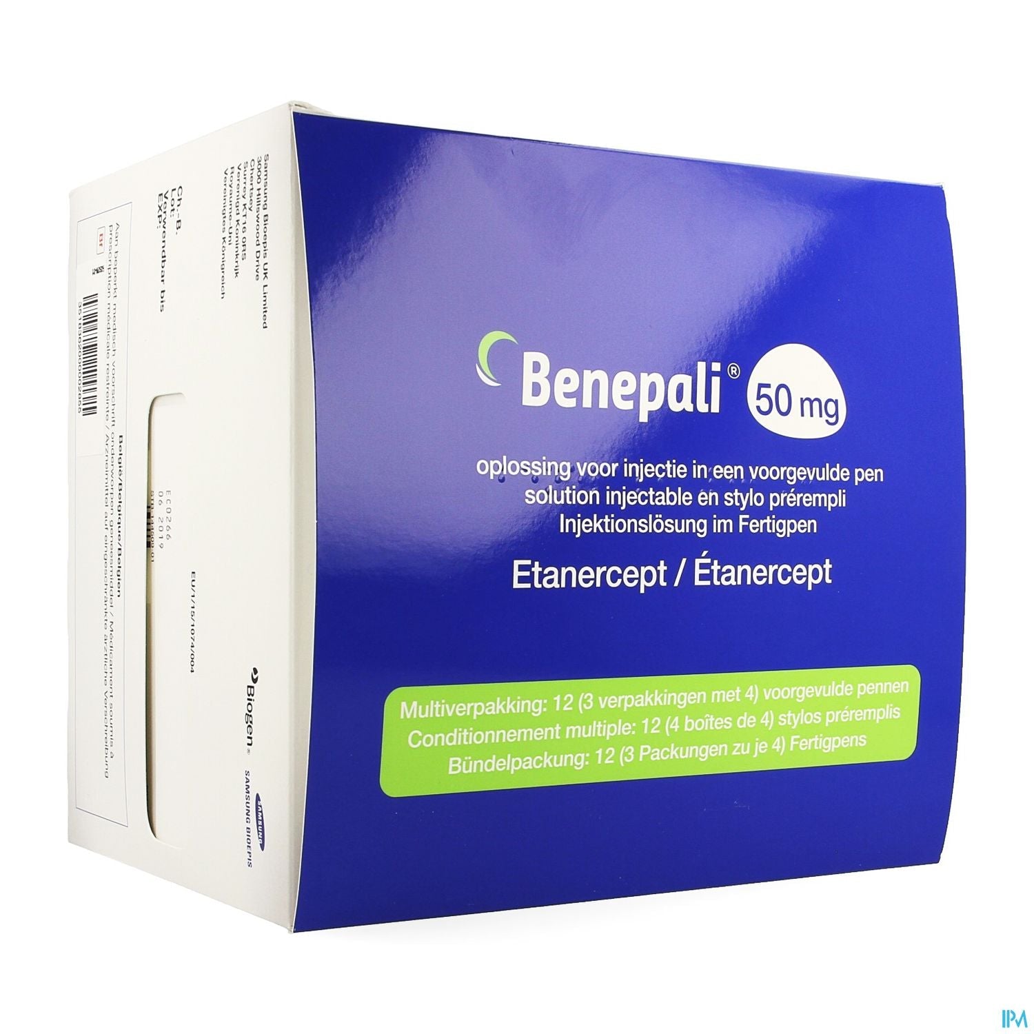 Benepali 50mg | 12 voorgevulde pennen | Antilichaamtherapie – BENU