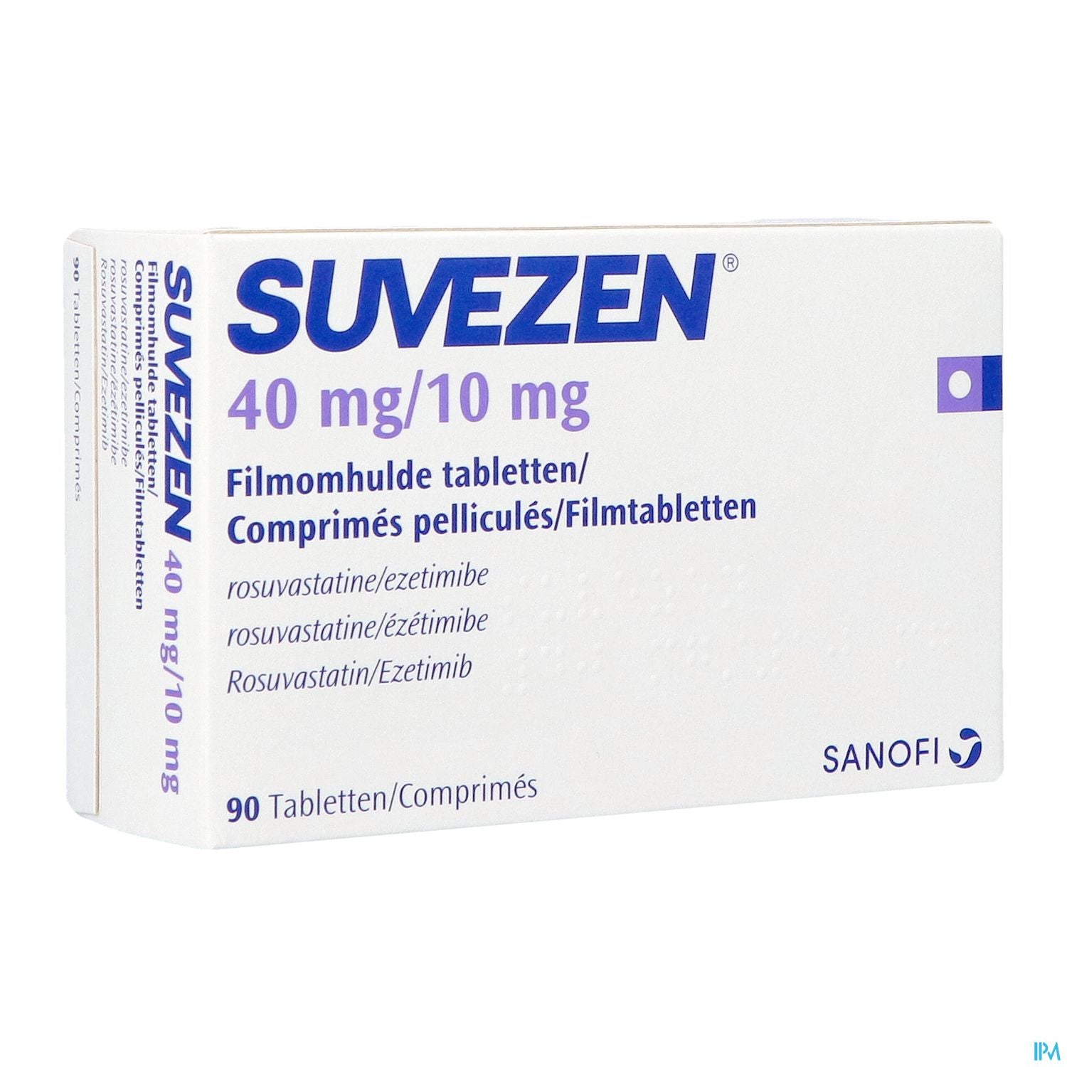 Suvezen 40mg/10mg | 90 filmomhulde tabletten | Cholesterolverlager – BENU
